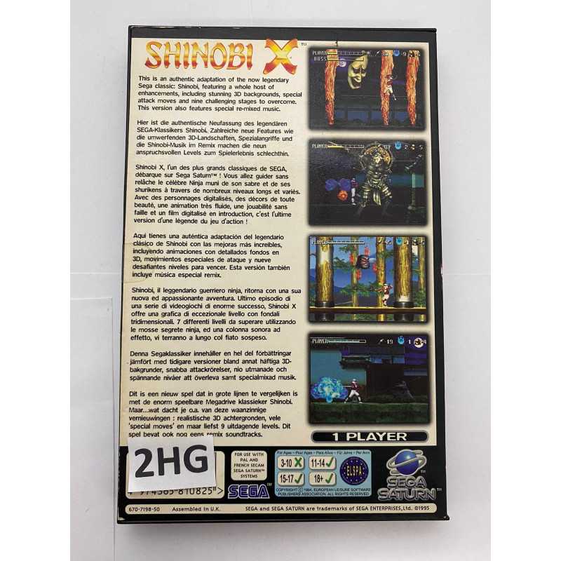 Shinobi X, Sega Saturn Games (Partners), , saturn