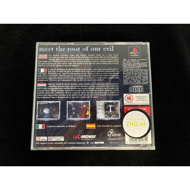 Mortal Kombat Mythologies Sub Zero - PS1 buy