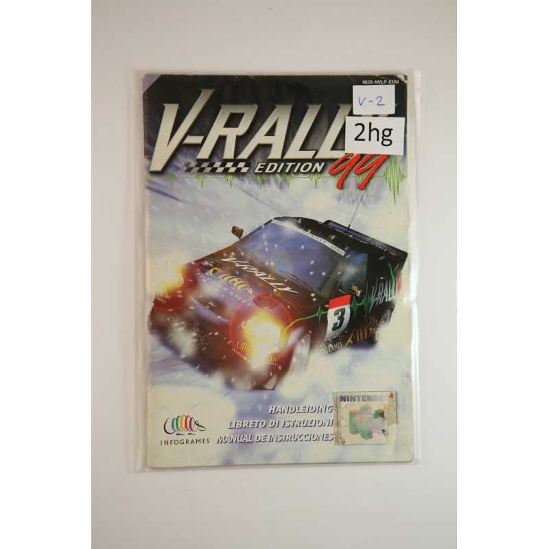 V-Rally Edition '99 (Manual, N64) Nintendo 64 Manuals Nintendo 64