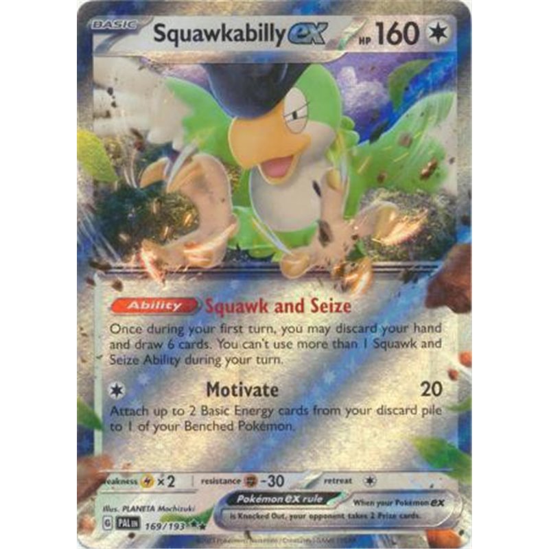 PAL 169 - Squawkabilly ex Paldea Evolved buy Pokemon cards 2hg nl