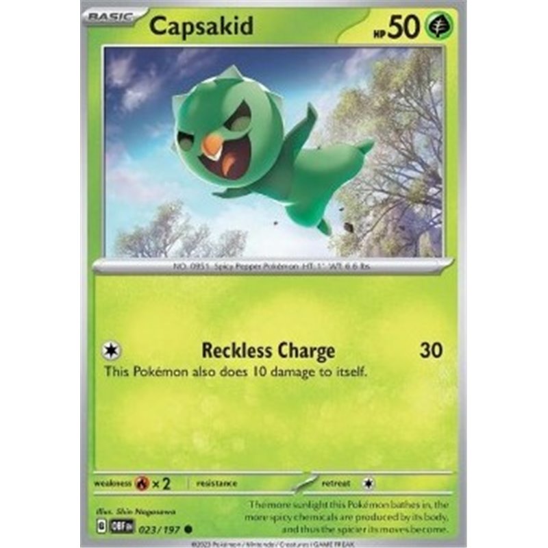 OBF 023 - Capsakid Obsidian Flames buy Pokemon cards 2hg nl