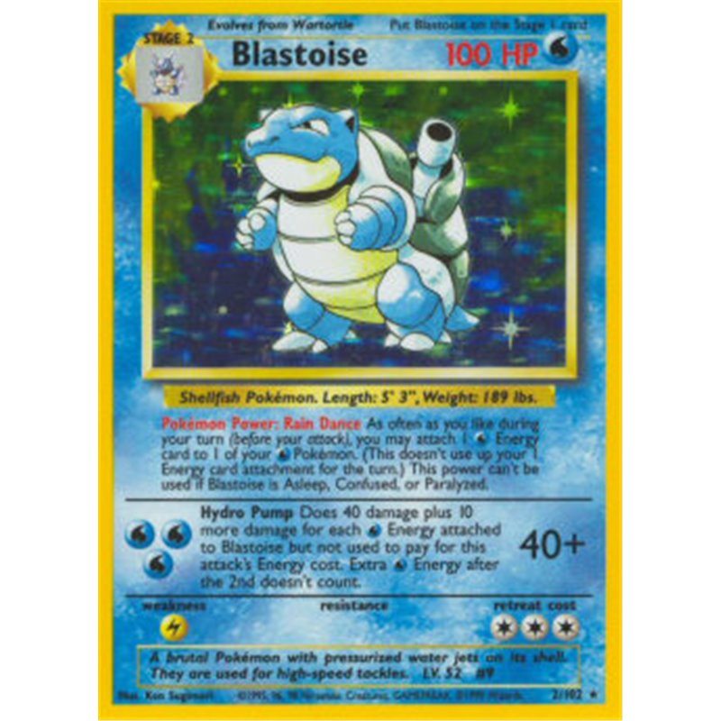 BS 002 - Blastoise Base Set NL kopen 2HG