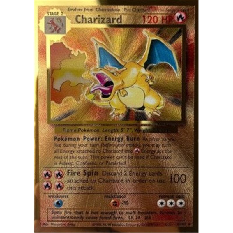 CEL BS04 - Charizard - Metal Gold Card Celebrations buy Pokemon cards ...