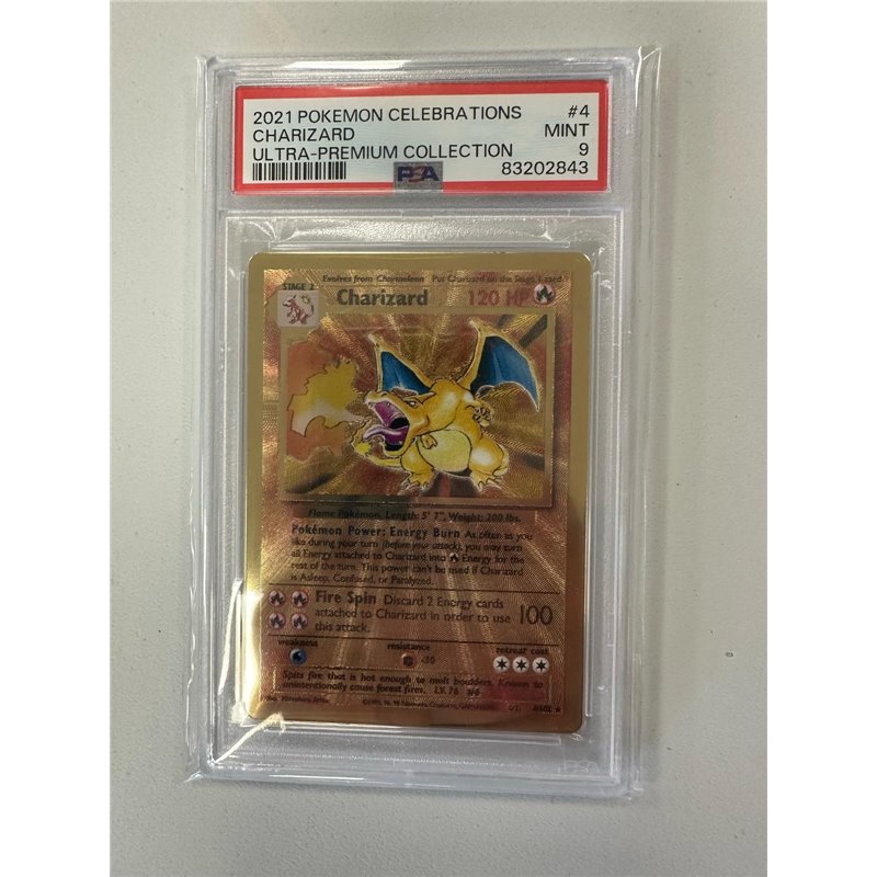 PSA - CELBS04 - Charizard Metal Card (9)