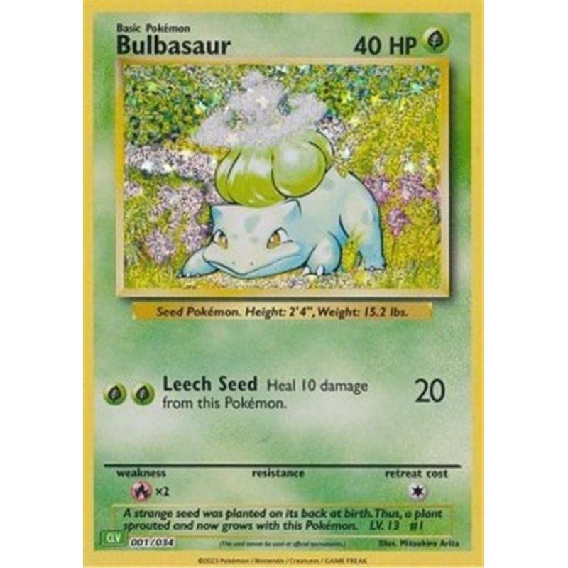 CLV 001 - Bulbasaur